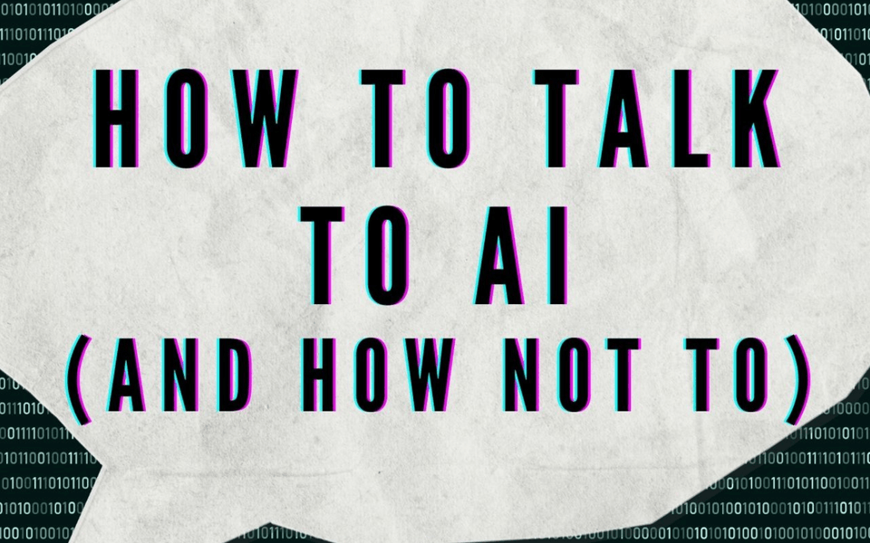How to Talk to AI (And How Not To) - Jamie Bartlett | Kiln Theatre